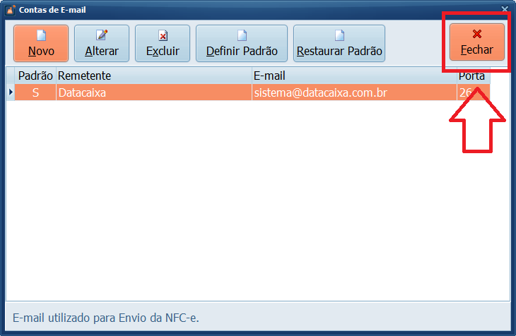 Como resolver Erro ao enviar e-mail no PDV? | Datacaixa
