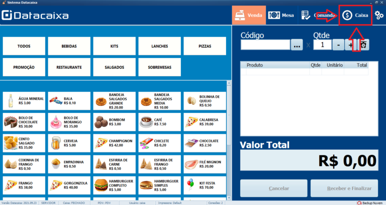 Como fazer um Suprimento de Caixa no PDV? | Datacaixa