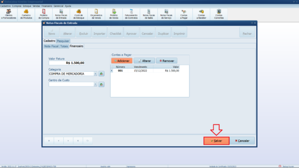Como criar uma Nota de Entrada no Gestão? | Datacaixa