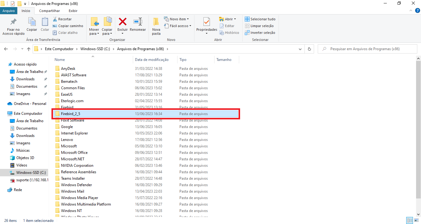 Como instalar um segundo Firebird? | Datacaixa