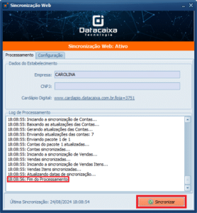 Como acompanhar as vendas do Sistema pela Internet? | Datacaixa