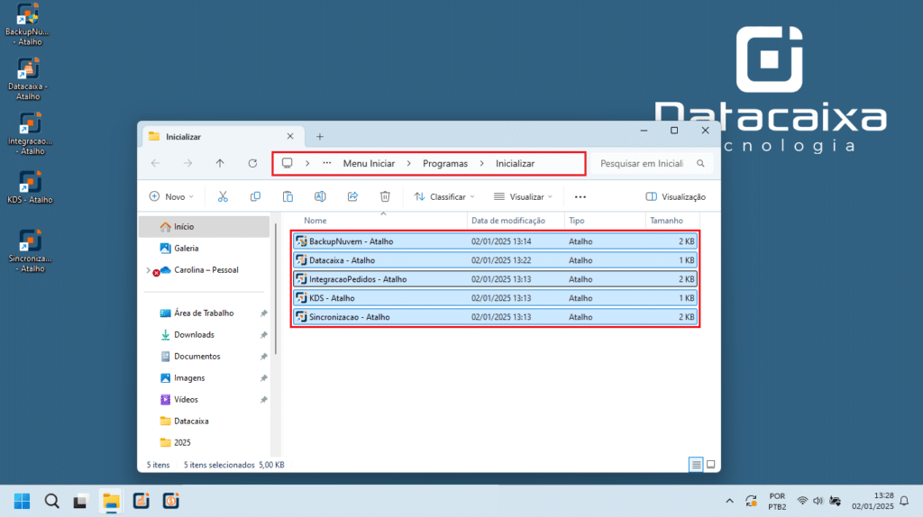 Como abrir Aplicativos automaticamente ao iniciar o Windows | Datacaixa